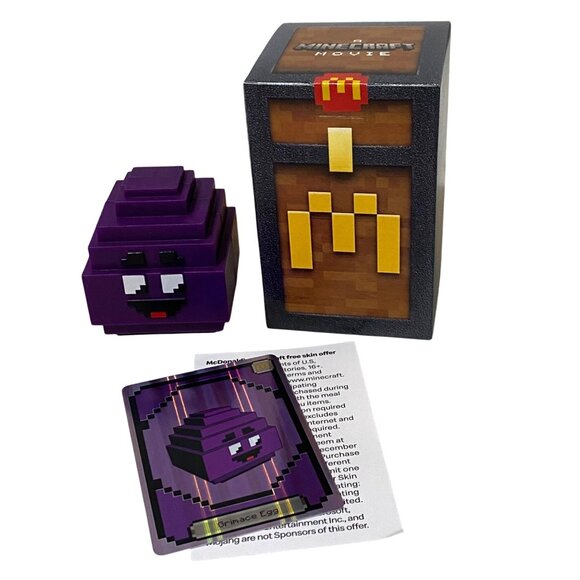 McDonald's | Toys | Minecraft Movie Mcdonalds Grimace Egg Unused Code ...